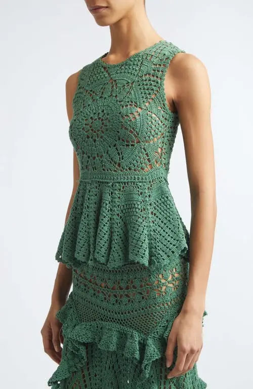 Ulla Johnson Cora Sleeveless Crochet Top