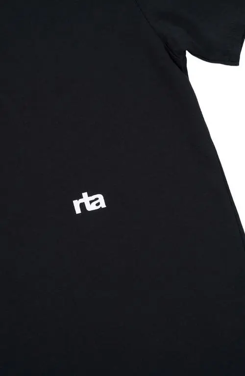 RtA Liam Logo Graphic T-shirt - Black Razor Type