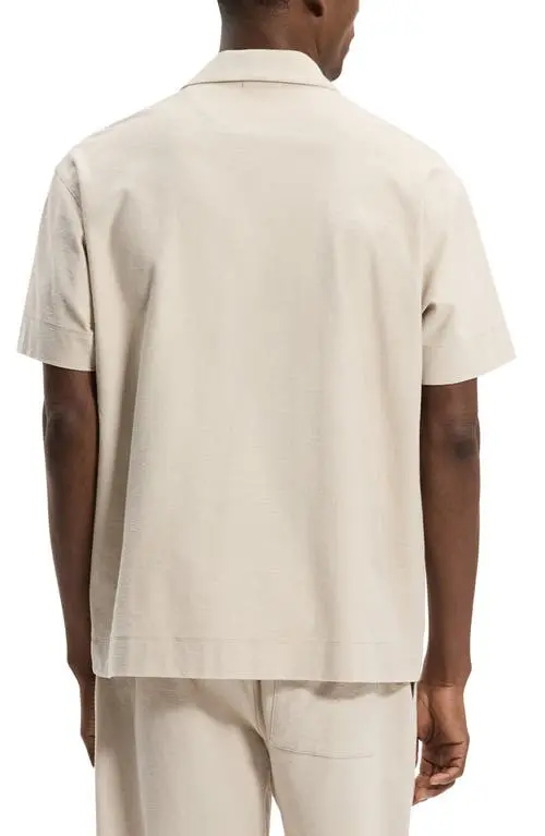 Theory Terry Cloth Camp Shirt