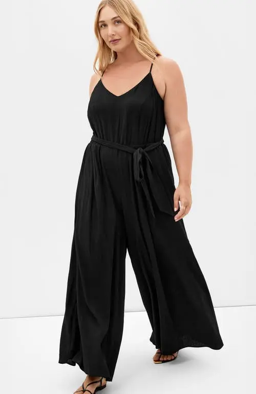 City Chic Kaira Sleeveless Wide Leg Jumpsuit