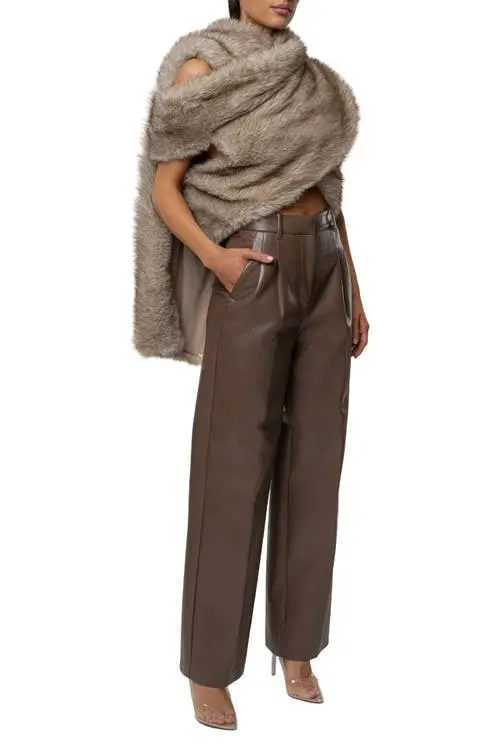 JLUXLABEL Winter Bliss Faux Fur Wrap