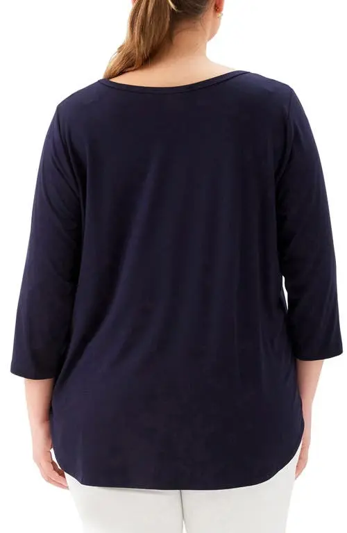 Karen Kane Jersey Shirttail Top