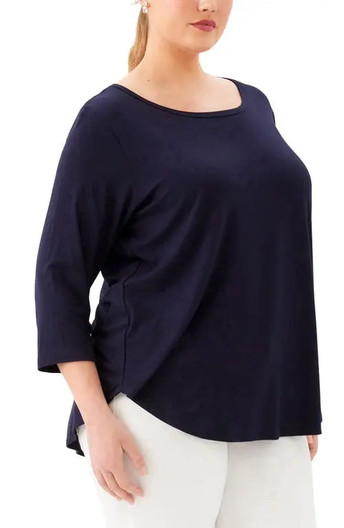 Karen Kane Jersey Shirttail Top