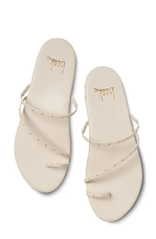 Beek Ula Studded Leather Sandals - Vanilla