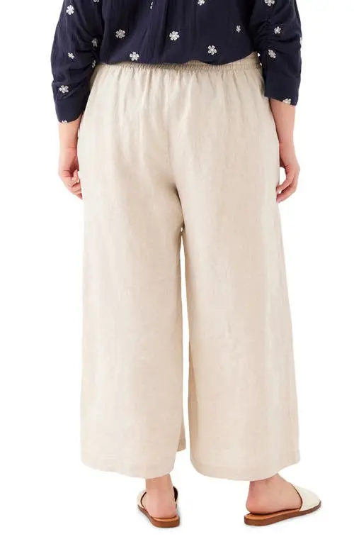 Karen Kane Wide Leg Linen Drawstring Pants