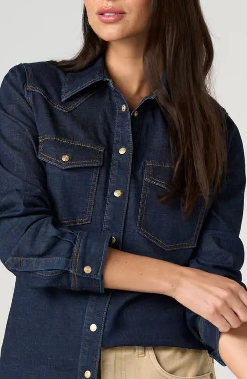 LIVERPOOL Western Slim Fit Denim Shirt