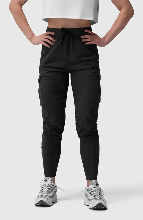ASRV Tetra-lite Cargo High Rib Jogger - Black