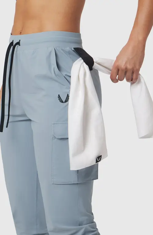 ASRV Tetra-lite Cargo High Rib Joggers - Light Sky