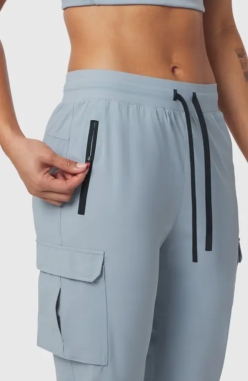 ASRV Tetra-lite Cargo High Rib Joggers - Light Sky