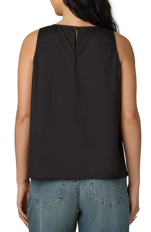 Wit & Wisdom Sleeveless Embroidered Floral Top