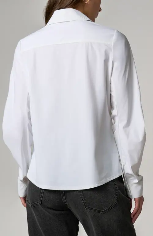 LIVERPOOL Pleated Sleeve Button-up Shirt