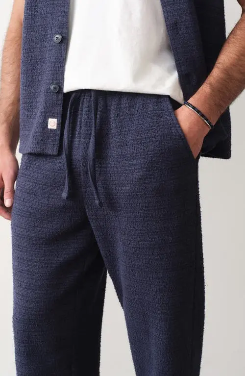 Marine Layer Hugo Cotton Bouclé Drawstring Pants