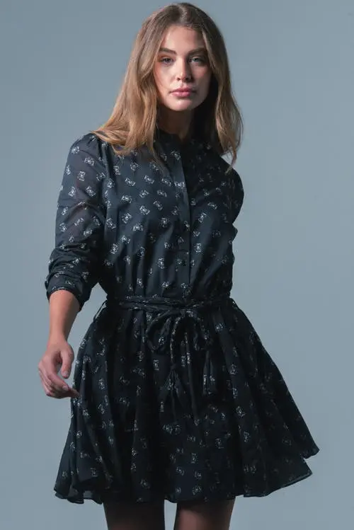 The Shirt By Rochelle Behrens The Jenica Shirtdress With Braided Rope Belt