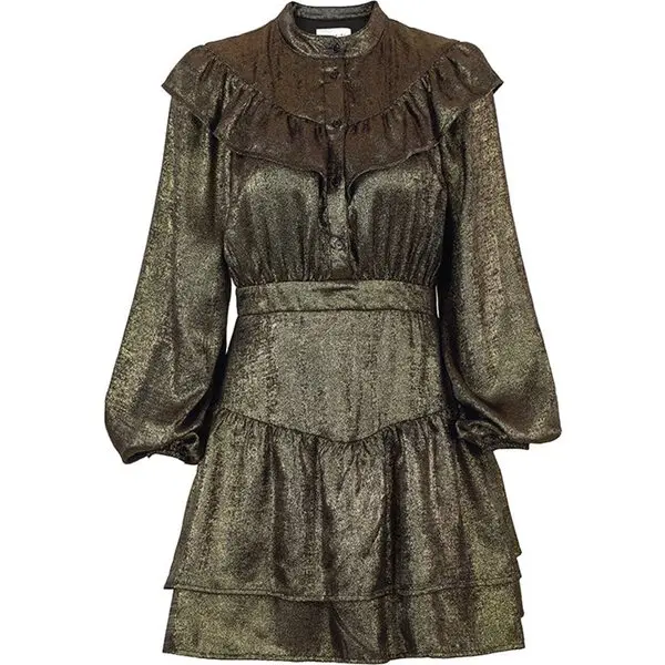The Shirt By Rochelle Behrens The Gwenyth Dress - Bronze