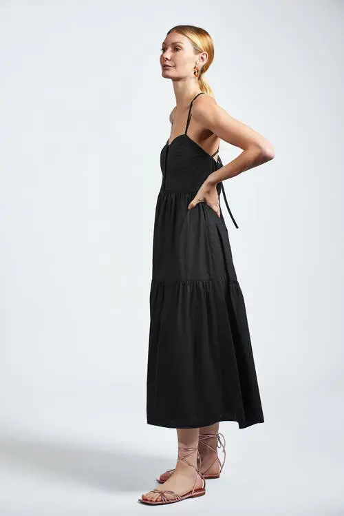 The Shirt By Rochelle Behrens The Leora Midi Dress By