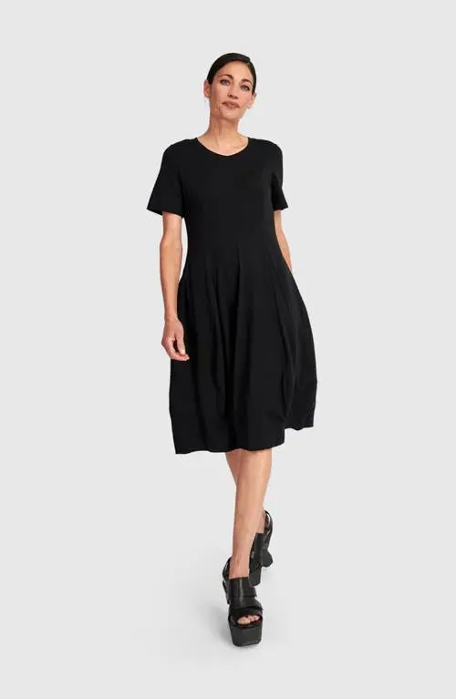 Alembika Staple Short Sleeve Dress - Black