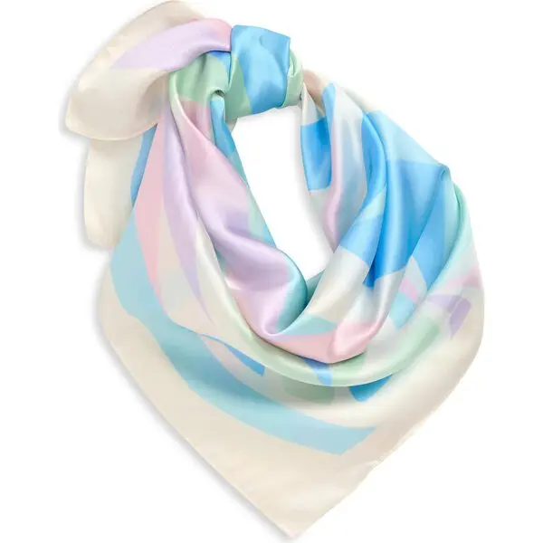 FRASIER STERLING Tide Pool Square Scarf - Blue