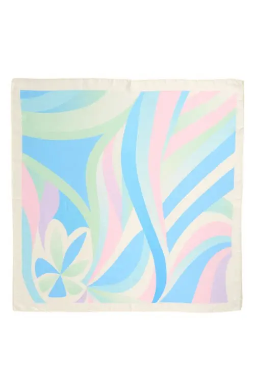 FRASIER STERLING Tide Pool Square Scarf - Blue