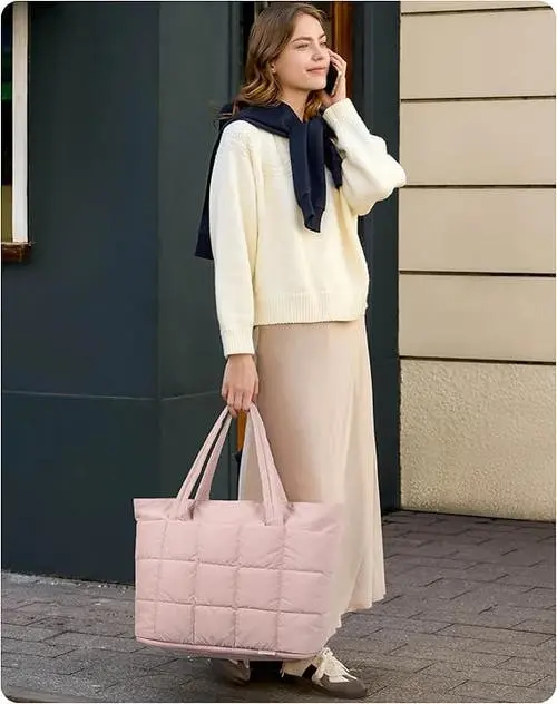 BAGSMART Bubble 22l-28l Puffer Tote