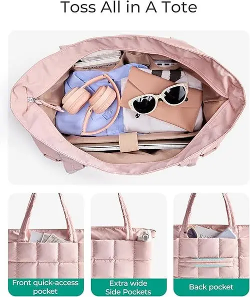 BAGSMART Bubble 22l-28l Puffer Tote