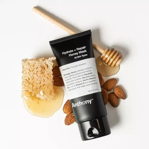 Anthony Hydrate And Repair Honey Mask 3 Oz - Gold