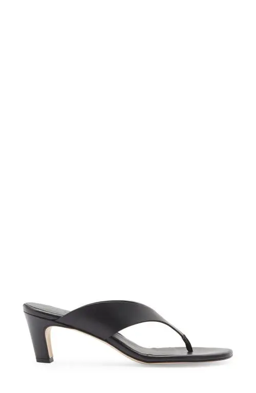 Freda Salvador Flip Flop - Black Calf