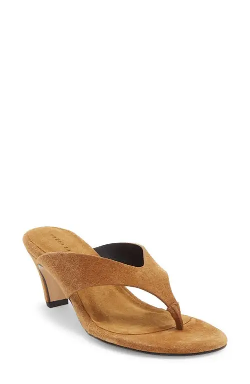 Freda Salvador Kat Flip Flop - Chestnut Suede