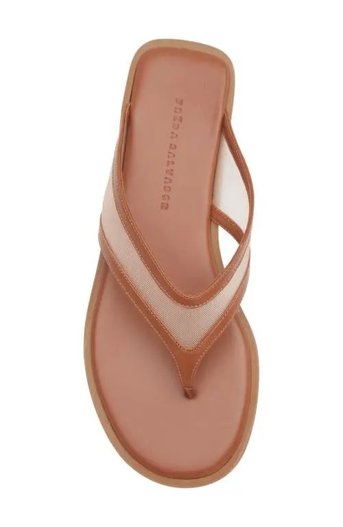 Freda Salvador Mesh Flip Flop - Stone Mesh