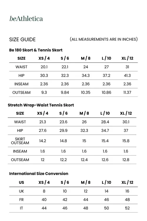 BE ATHLETICA High-waisted Skort With Built-in Shorts - Midnight