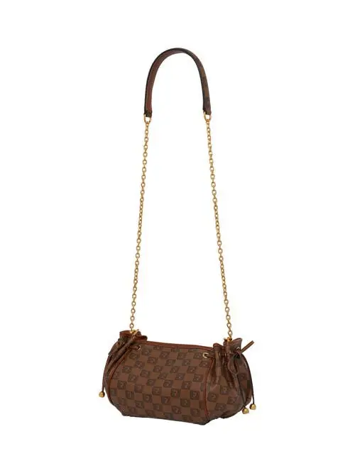 Gerard Darel Logo-print Mini Chain Shoulder Bag