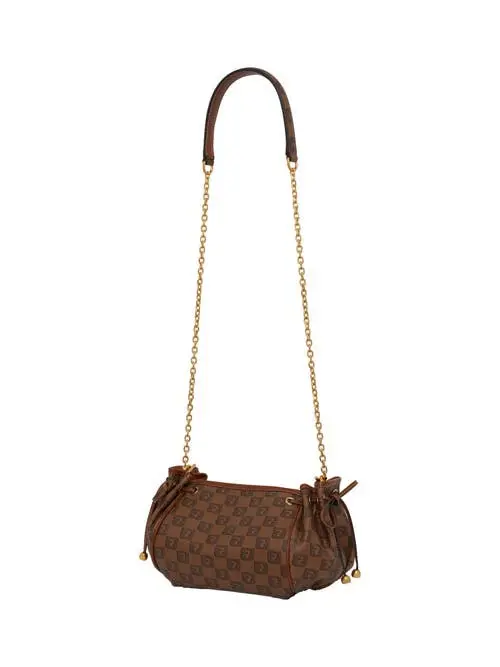 Gerard Darel Logo-print Mini Chain Shoulder Bag