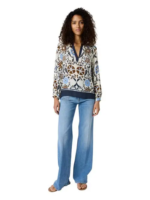 Gerard Darel Crystelle Printed Blouse