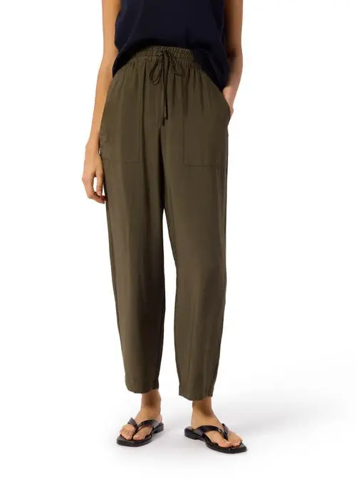 Whistles Linen Elasticated Trousers
