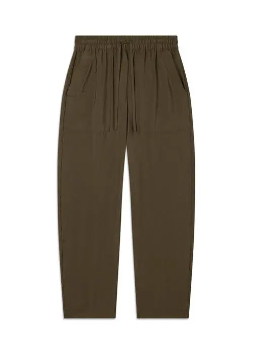 Whistles Linen Elasticated Drawcord Trousers