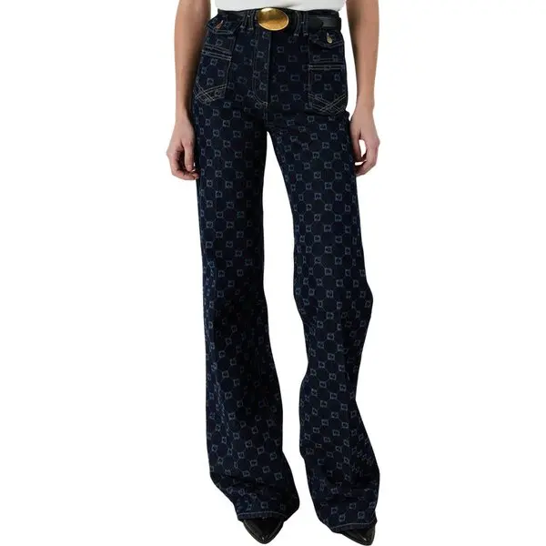 Gerard Darel High Waist Flare Jeans - Raw