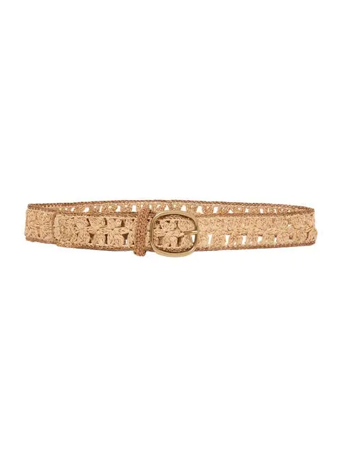 Gerard Darel Paloma Raffia Belt - Natural