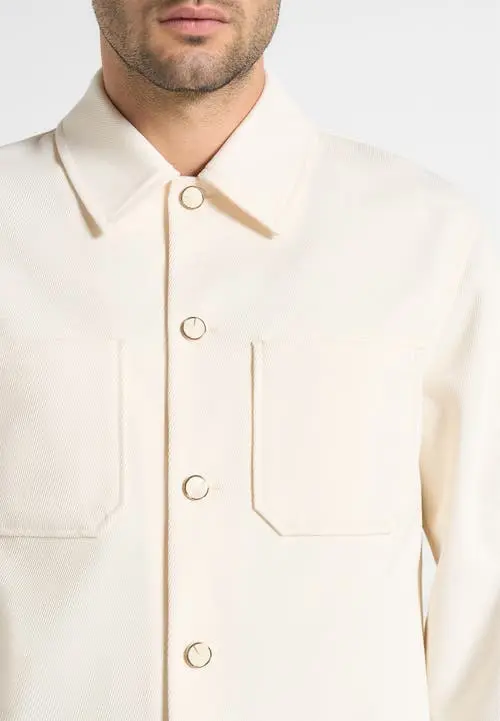 Manière De Voir Benoit Twill Cropped Shirt