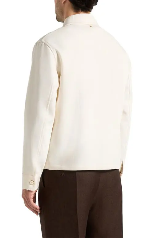 Manière De Voir Benoit Twill Cropped Shirt
