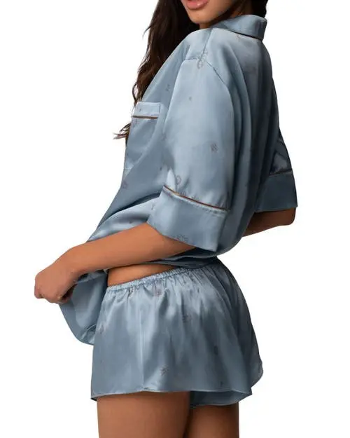 Kiki De Montparnasse Silk Lounge Les Partenaires Tap Short