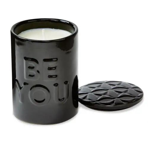 TAG Be You Candle With Striker In Lid Ceramic Everyday