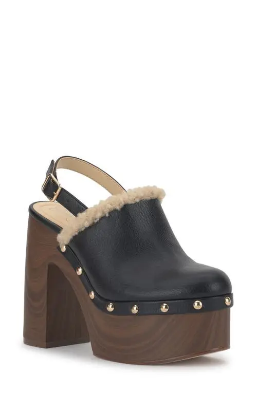 Jessica Simpson Studded Platform Slingback Sandals - Black 04