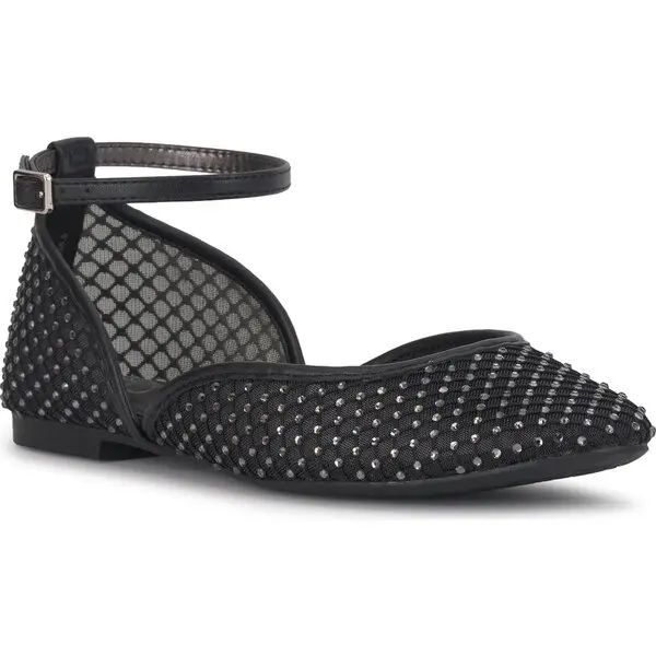 Jessica Simpson Laelli Ankle Strap Flat - Black