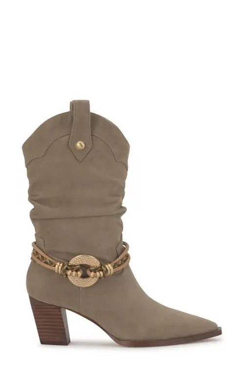 Jessica Simpson Hanie Western Boot - Light Grey