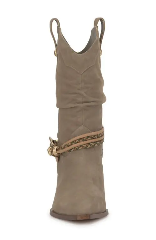 Jessica Simpson Hanie Western Boot - Light Grey