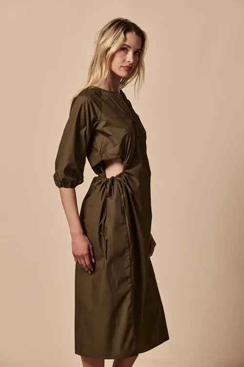 THE SHIRT The Athena Dress - Olive