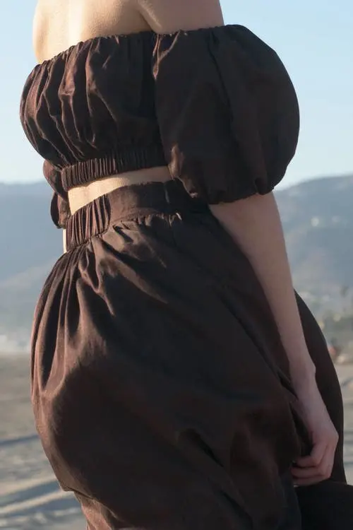 NUAJE NUAJE Isabelle Cotton Silk Maxi Skirt - Brown