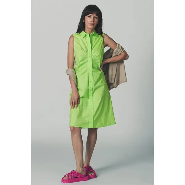 THE SHIRT The Ashley Dress - Lime