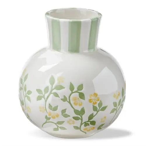 TAG Cozy Cocoon Multi Earthenware Vase 5 X 5 X 5.7