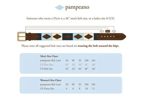 PAMPEANO Bordado Belt - Black