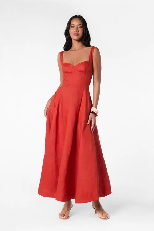 NICHOLAS Anya Dress - Paprika